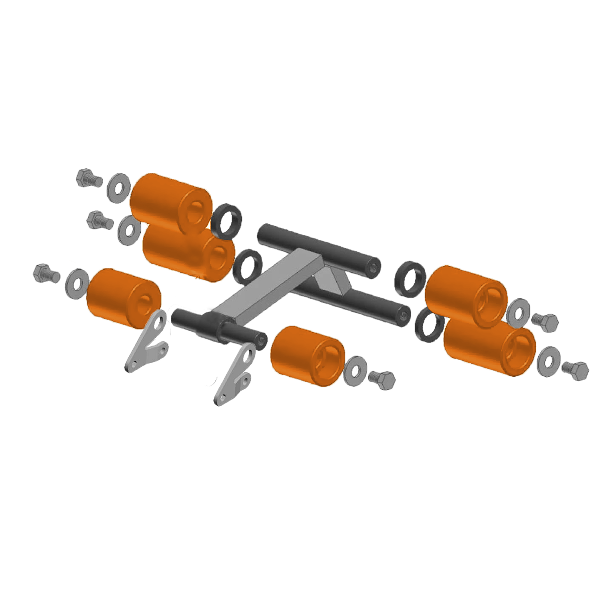 6 Wheel Belanger Roller Assy with C188 Tri Plate – 3E The Carwash ...