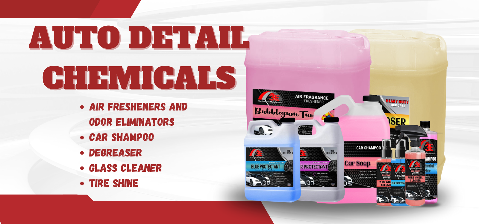 3E The Carwash Manufacturer & Trusted Car Detailing Supplier